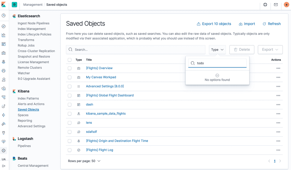 Searching For And Deleting Kibana Saved Objects Using Dev Tools Stacey Gammon